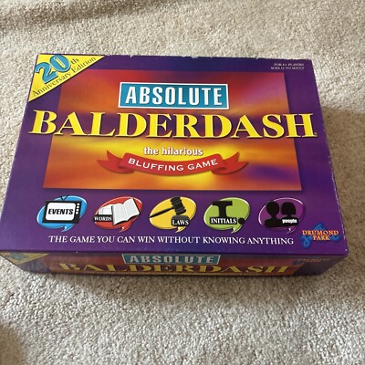 Balderdash Gambling Board & Traditional Games for sale | eBay