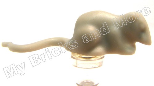 NEW Lego Lot of 1 Animal Minifigure Lt. Grey Rat/Mouse Harry Potter ...