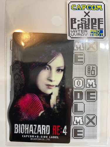 CAPCOM x B-Side Label Sticker BIOHAZARD RESIDENT EVIL Ada Wong RE4 ...