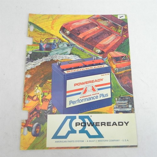 VINTAGE 1970S POWEREADY PERFORMANCE PLUS BATTERIES ELECTRICAL EQUIPMENT ...