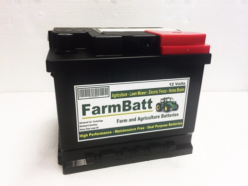 12V 50AH FarmBatt FB50 Battery Agriculture Lawn Mower Electric Fence ...