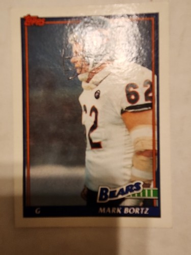 1991 Topps Football Card #163 Mark Bortz | eBay