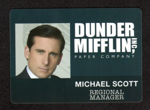 Michael Scott / Steve Carell Dunder Mifflin Paper Company The Office ...