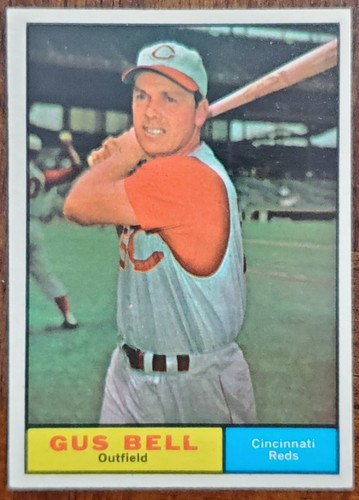 1961 TOPPS GUS BELL CINCINNATI REDS CARD #215 NM/MT | eBay