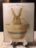 Primitive Easter Sign Shelf Blocks~Easter Greetings Vintage Bunny Wood ...