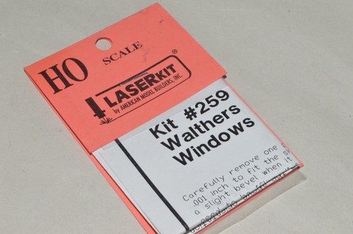 HO scale locomotive PARTS American Model Builders 259 windows Walthers ...