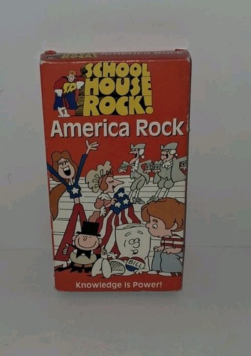Schoolhouse Rock - America Rock VHS 1995 Saturday Morning Cartoons 1970 ...