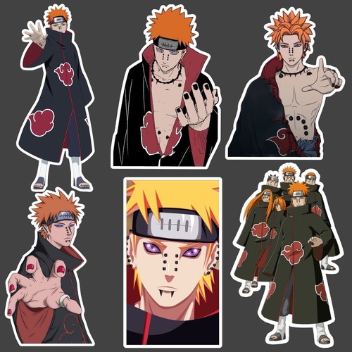 6pc Pain Naruto Sticker Bundle Nagato Shippuden Anime Sasuke Weeabo | eBay