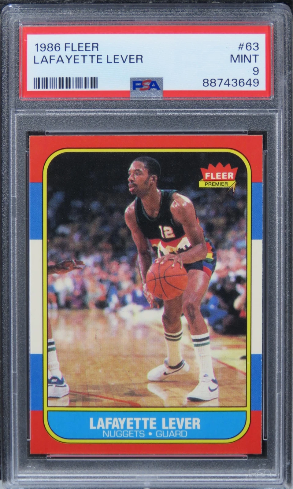 Fat Lever 1986 Fleer #63 Base Price Guide - Sports Card Investor