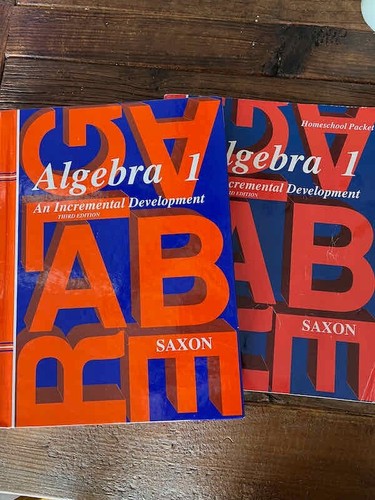 Saxon Algebra 1 Student Text/Homeschool Packet; 3rd edition by John H ...