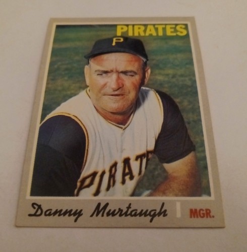 1970 Danny Murtaugh Topps MLB Baseball Card #532 NM Pittsburgh Pirates ...