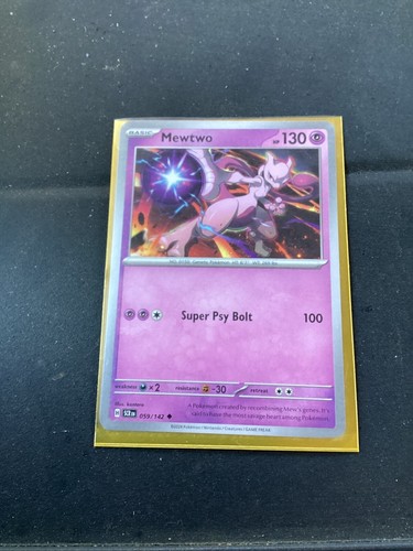 Mewtwo 059/142 Sv07: Stellar Crown Reverse Holo | eBay