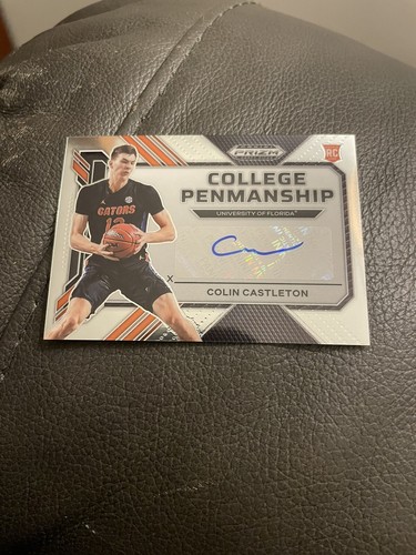 2023-24 Prizm Draft Picks College Penmanship #CP-CLC Colin Castleton ...