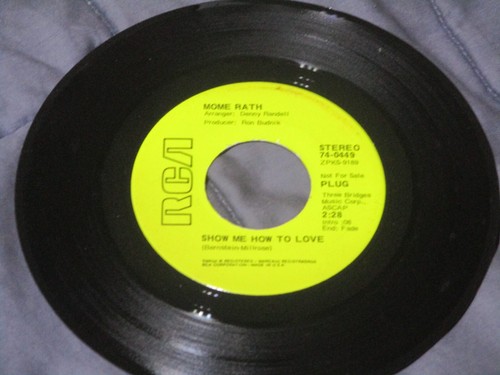 45 rpm Record - RCA #0049 - MOME RATH - My Life Is My Own / Show Me How ...