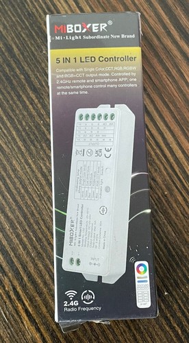 Miboxer LS2 5 IN 1 Smart LED Strip Controller 2.4Hz Remote & Smartphone ...