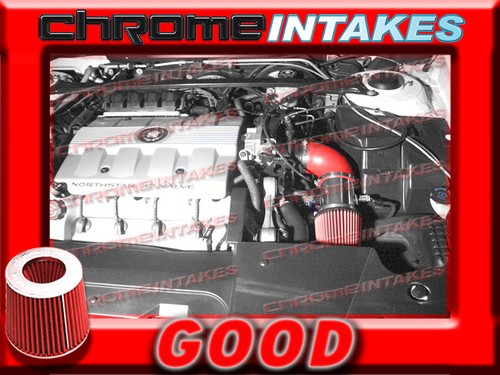 RED 96-97 1996 1997 CADILLAC SEVILLE STS/SLS 4.6 4.6L V8 AIR INTAKE KIT ...