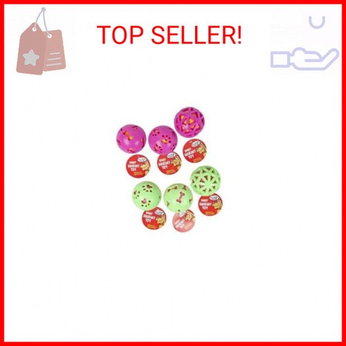 Regent Products Corp 67014P Dog Toy, Ball, Assorted Colors, 3-in ...