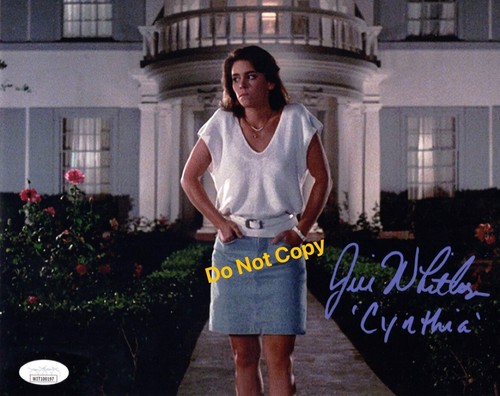 JILL WHITLOW signed 8x10 Photo NIGHT OF THE CREEPS Horror Cynthia JSA ...