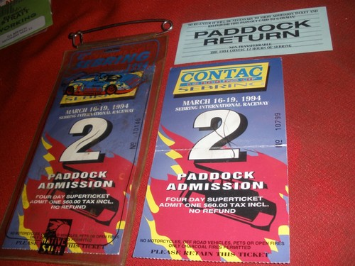 Sebring Paddock Pass