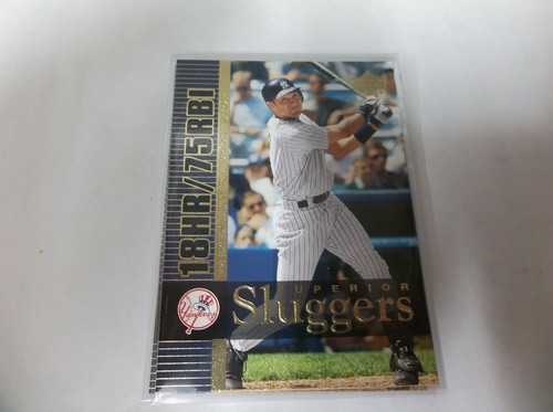 DEREK JETER 2003 UD SUPERIOR SLUGGERS #S8 INSERT FREE SHIPPING | eBay
