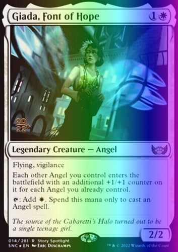 MTG Giada, Font of Hope (14s/160) Streets of New Capenna Promos LP FOIL ...