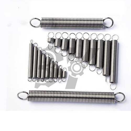 5PCS NEW 1.0mmx7mmx90mm Tension Spring Steel Stretched Extended Springs ...
