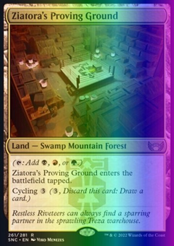 MTG Ziatora's Proving Ground (261/547) Streets of New Capenna LP FOIL ...