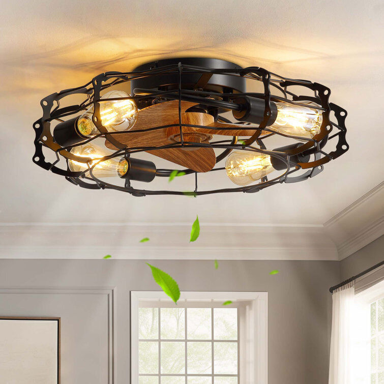 Primitive Country Ceiling Fans With Lights | Shelly Lighting