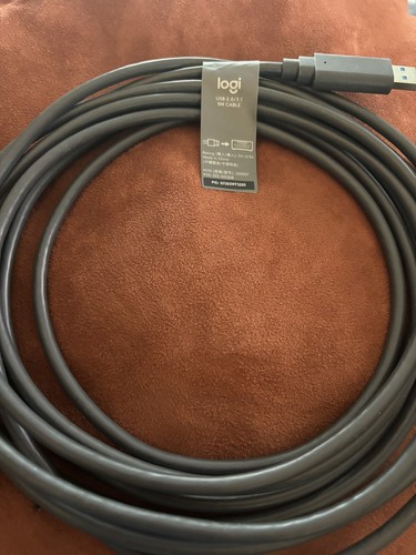 Logitech Logi Z00007 502-0013308 USB 2.0/3.1 USB C-A 5m Cable | eBay