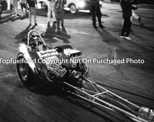 Dwight Salisbury Bob Christensen ca 1966 8x10 NHRA Top Fuel Photo | eBay