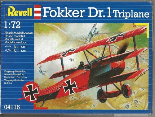 Revell Fokker Dr. I Triplane in 1/72 04116 | eBay