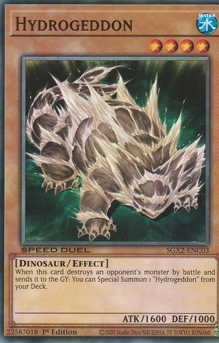 YUGIOH CARD HYDROGEDDON SGX2-ENC03 1ST EDITION | eBay