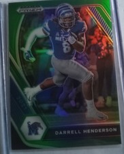 Darrell Henderson Football Trading Card Database