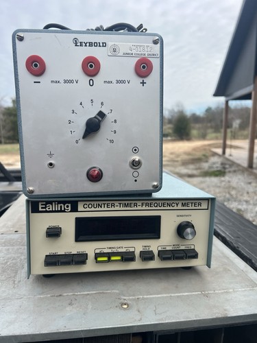 Leybold Laboratory 3kV High Voltage DC Power Supply 522 37 Vacuum Tube ...