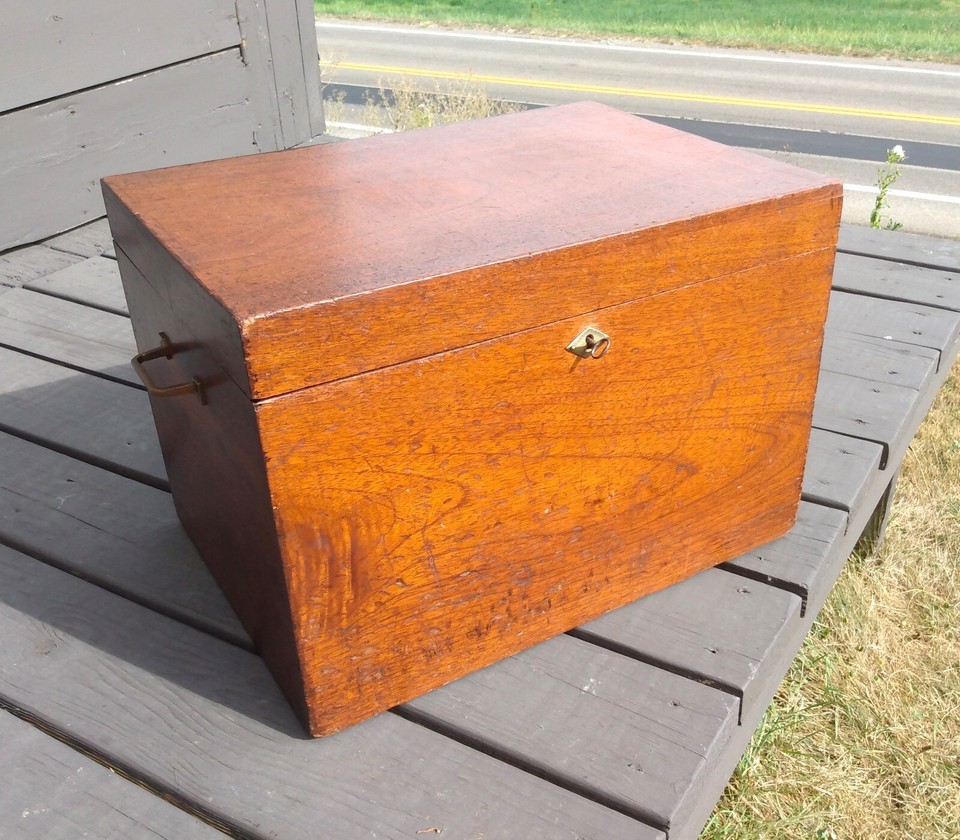 antique lock box products for sale | eBay