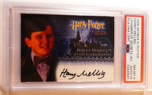 HARRY POTTER AUTOGRAPH AUTO CARD ARTBOX CARTE Harry Melling Dudley ...