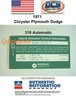 1964 1966 Dodge Chrysler Plymouth 273 318 Do Not Wash Air Cleaner Decal ...