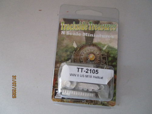 Trackside Treasures, N Scale, TT-2105 US M18 Hellcat, Mint on Card. | eBay