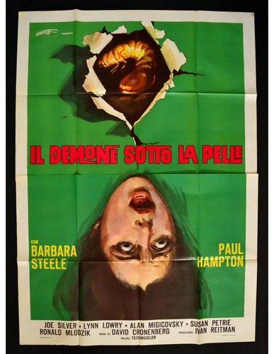 Poster The Demon Under The Skin Shivers Barbara Steele Cronenberg ...