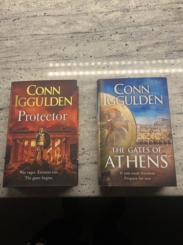 Conn Iggulden Athena Series Protector And Gates Of Athens Hardback ...
