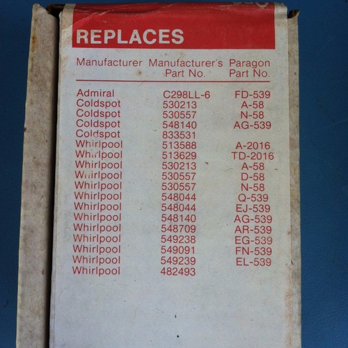 PARAGON E-769-00 REFRIGERATOR DEFROST TIMER , w24 | eBay