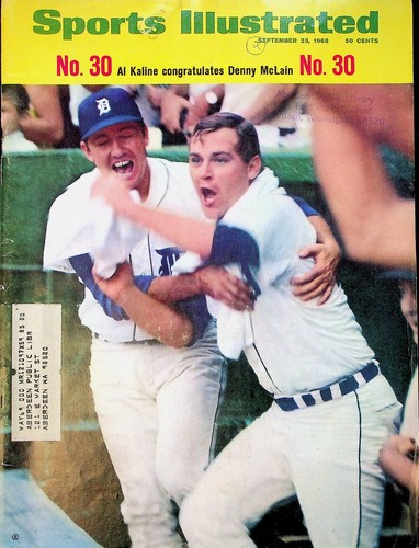 Original September 1968 Sports Illustrated Magazine cover only ft ...