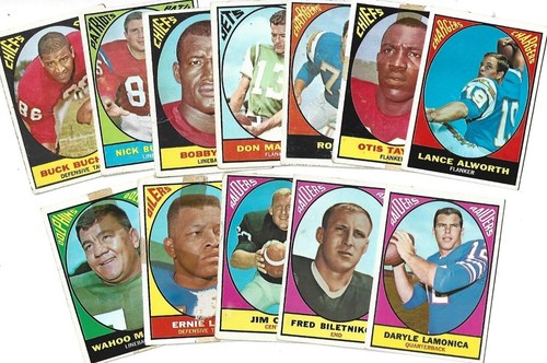 1967 Topps Football Partial Set of (115) Cards with Several Elite ...