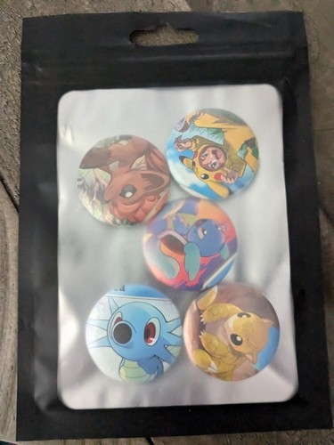 POKEMON BUTTONS 1.5" 5 Buttons For $5/ Custom Order Your Favorite ...