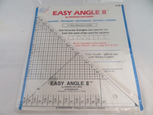 Simplicity 882670147a EZ Quilting Easy Angle II Acrylic Template for ...