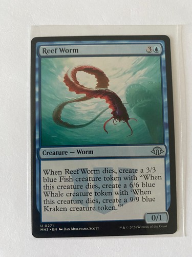MTG Reef Worm Modern Horizons 3 0271 Regular Uncommon | eBay