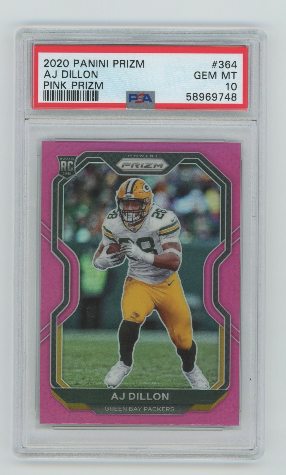 AJ Dillon 2020 Prizm #364 Pink PSA 10 Price Guide - Sports Card Investor