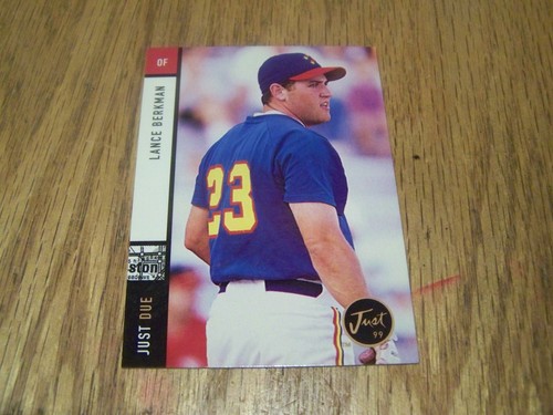 LANCE BERKMAN DUE PLAYER PASS 99 JUST 1999 BASEBALL CARD # JD-04 | eBay