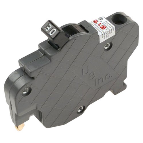 Connecticut UBIF Standard Thin Type NC Circuit Breaker, 120 V, 30 A, 1 ...