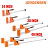JORGENSEN 24''/36''/48''Bar Clamps 90° Cabinet Master Parallel Jaw Bar ...